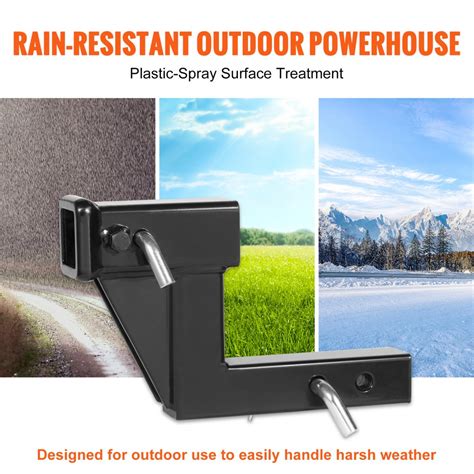 Vevor Trailer Hitch Riser For 2 Receiver With 6 Risedrop Trailer