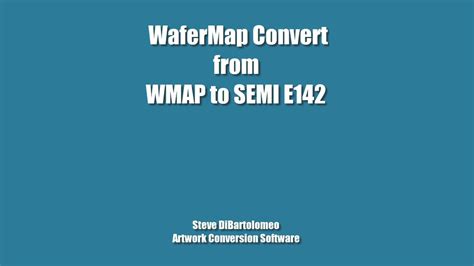 Wmap To Semi E142 Youtube