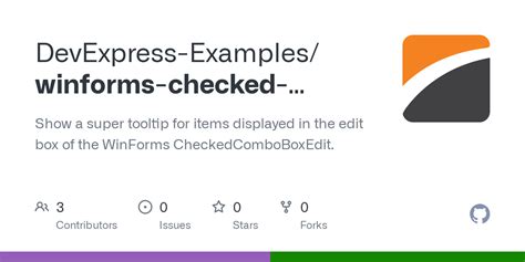 Github Devexpress Exampleswinforms Checked Combobox Show Tooltips
