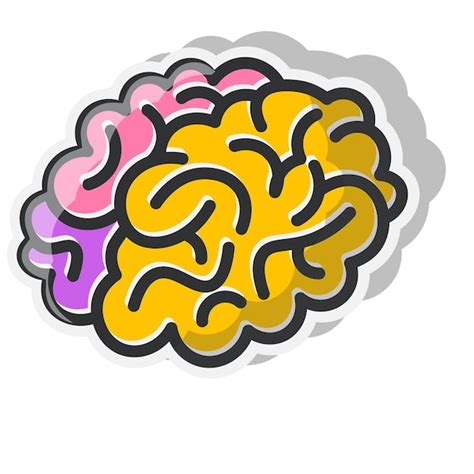 Premium Vector Brain Vector