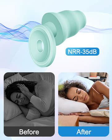 Ear Plugs For Sleeping Reusable Silicone Ear Plugs For