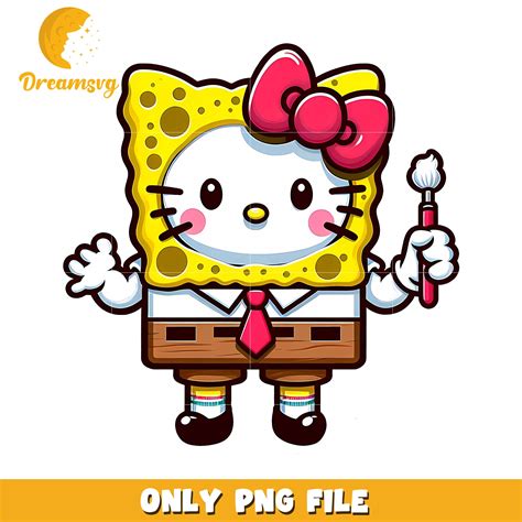 Hello Kitty Spongebob Png Clipart Dreamsvg Store