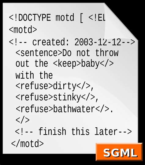 15 Facts About Sgml Factsnippet
