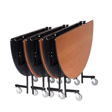 Round Folding Table With Wheels Banquet Tables