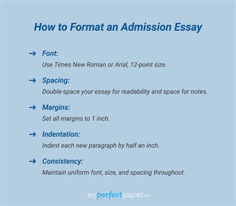 Admission Essay Format Guidelines Examples And Tips