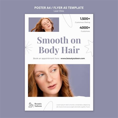 Premium Psd Professional Laser Clinic Poster Template