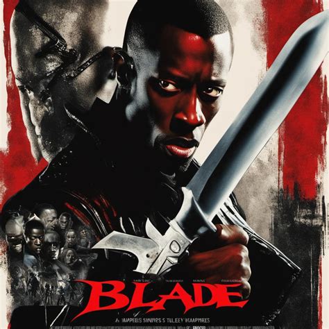 Blade Movie Wesley Snipes Vampire Poster By Leica Bogdan On Deviantart