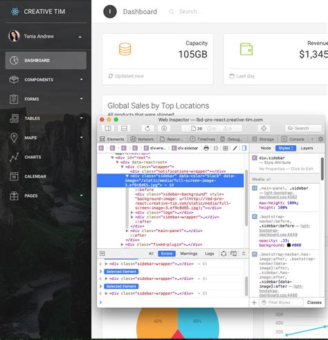 css mostrar imagen y color dentro de un div