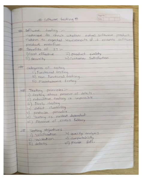 Notes Software Testing Pdf