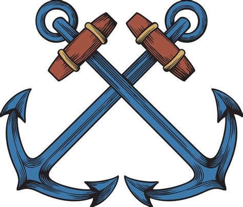 Crossed Anchors Vector Art Icons And Graphics For Free Download