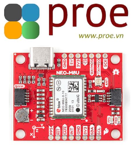 Sparkfun Gps Dead Reckoning Breakout Neo M8u Qwiic Điện Tử Proe