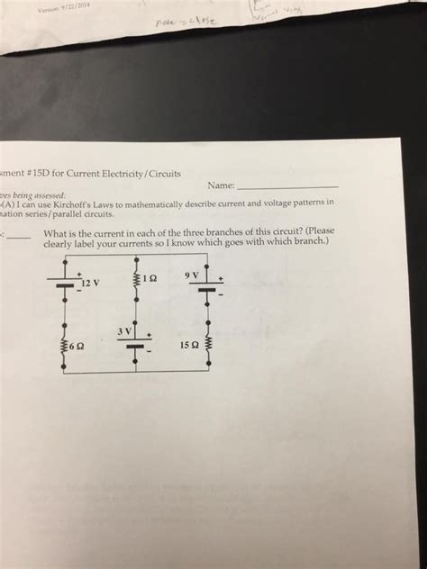 Solved I Can Use Kirchoff S Laws To Mathematically Describe Chegg