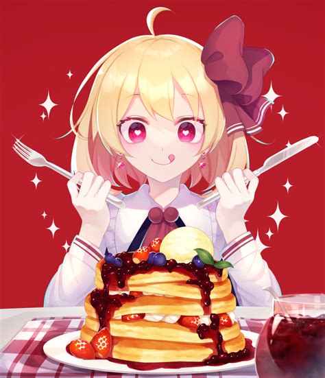 Shinketsu Kanyu Rumia Touhou Absurdres Highres 1girl Ascot Berry Black Dress Blonde