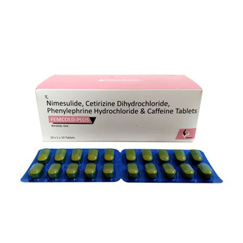Femcold Plus Tablets Femgrace Formulations