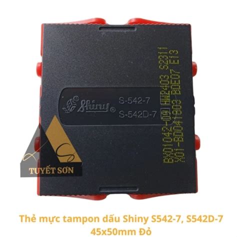 Thẻ Mực Tampon Dấu Shiny S542 42x42mm