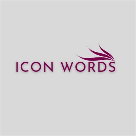 Icon Words Youtube