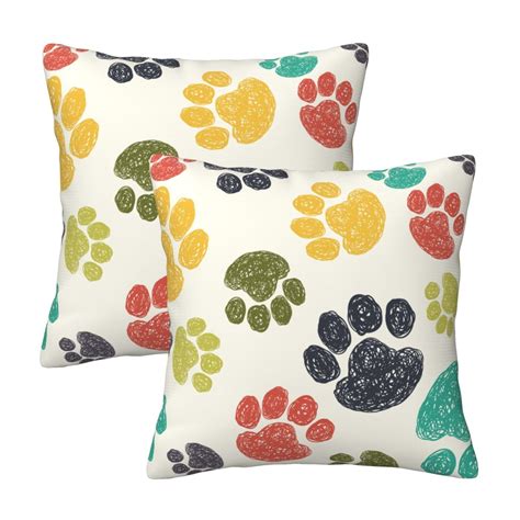 2 Pack Four Seasons Pillow Cover Soft And Comfortable Invisible Zipper