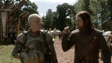 Save Swamp Thing Save The Green — Ser Harrold Westerling Giving Ser Barristan Selmy
