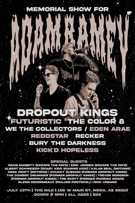 Dropout Kings Announce Arizona Memorial Show For Late And Great