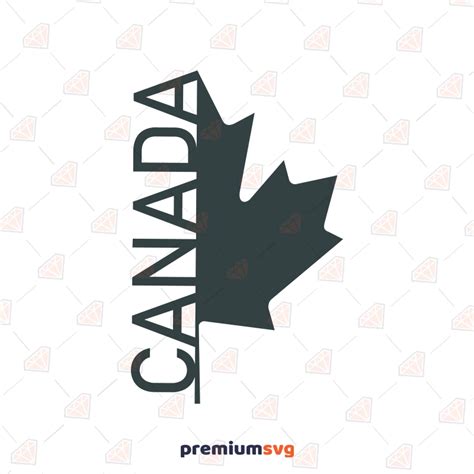 Grey Maple Leaf Svg Canada Maple Leaf Svg Instant Download Premiumsvg