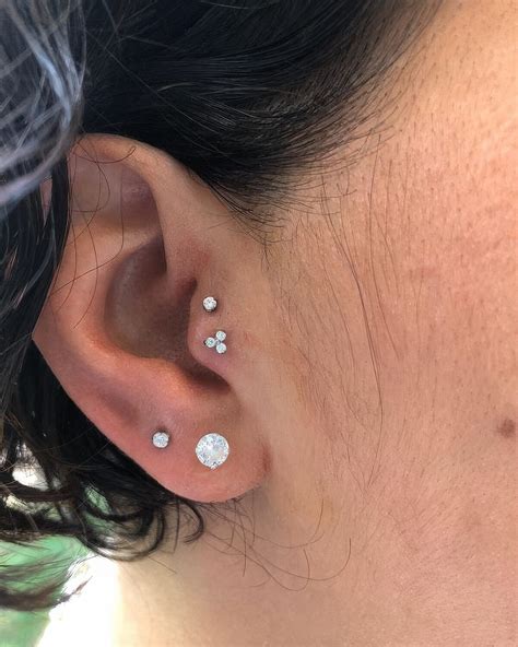 30 Edgy Double Tragus Piercing Ideas Styleoholic