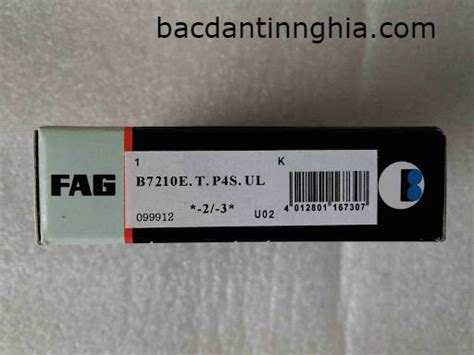 Bạc đạn Vòng Bi B7210e T P4s Ul Fag Bạc đạn Tín Nghĩa