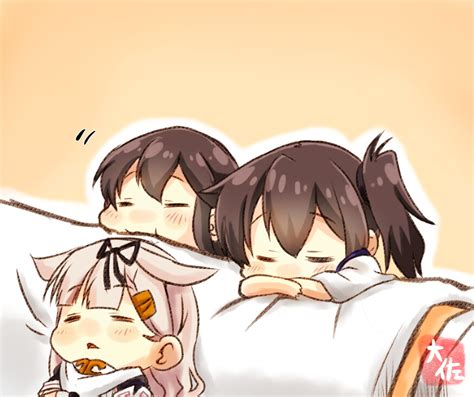 Safebooru 3girls Akagi Kantai Collection Artist Name Blonde Hair