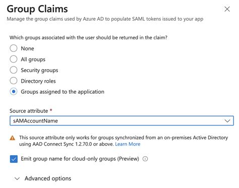 setting up saml with azure ad
