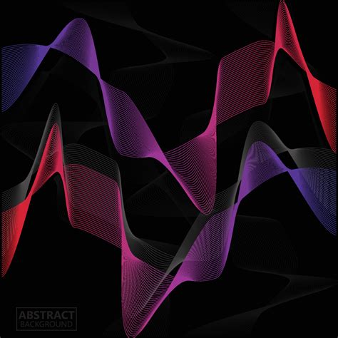 Sound Wave Background Design Ultrasonic Gradient Wallpaper