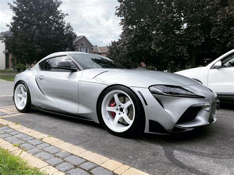 Toyota Supra Gr Grey Advan Gt Wheel Front