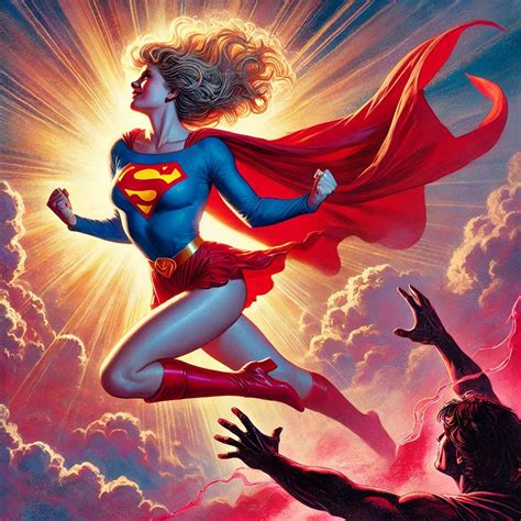 Supergirl Soaring Up By Wbatson99 On Deviantart
