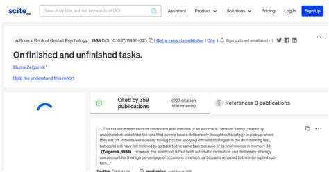 On Finished And Unfinished Tasks