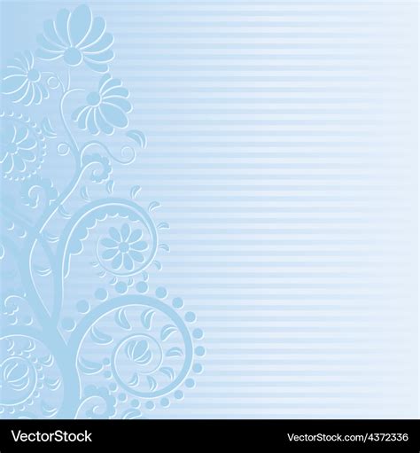 Light Blue Floral Background