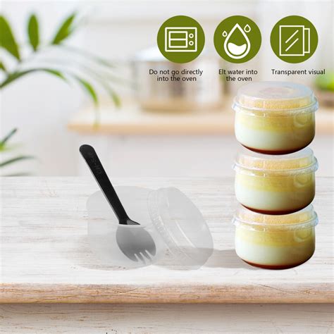 50 Sets Of Baking Pudding Cup High Temperature Res Grandado