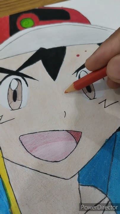 Drawing Of Ash Ketchum Galar Region Anshus Art Youtube