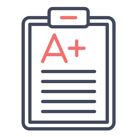 Premium Vector Test Result Vector Illustration Style