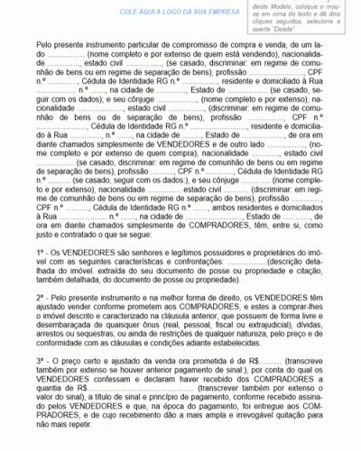 Refer Ncia De Contrato De Compra E Venda De Terreno A Vista Modelo Gratuito