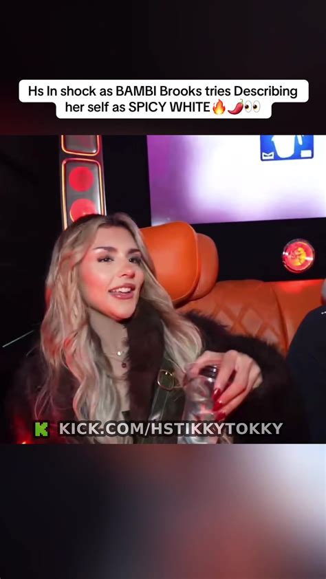 Hs In Shock As Bambi Brooks Tries Describing Her Self As Spicy White🔥