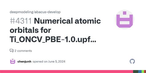 Numerical Atomic Orbitals For Ti Oncv Pbe 1 0 Upf Including Unoccupied Bands As Reference