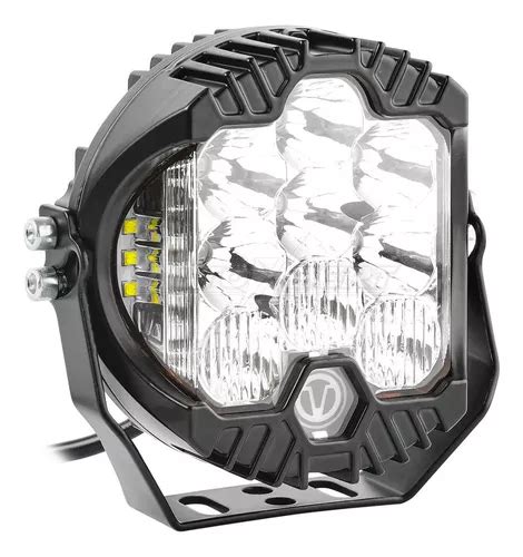 Farol Redondo 7 Polegadas Jeep Branco Led Cree 90w Parcelamento Sem Juros