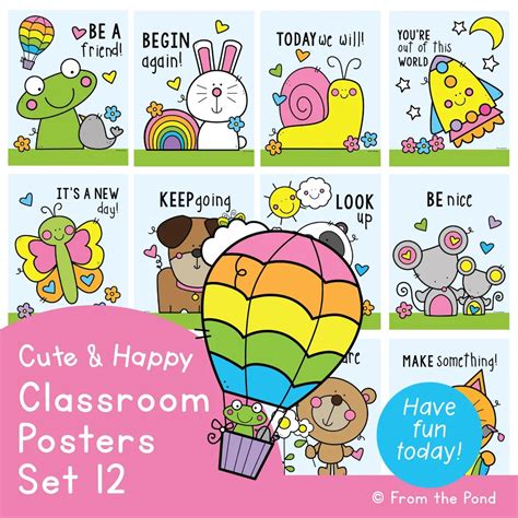 Cute Classroom Posters — From The Pond