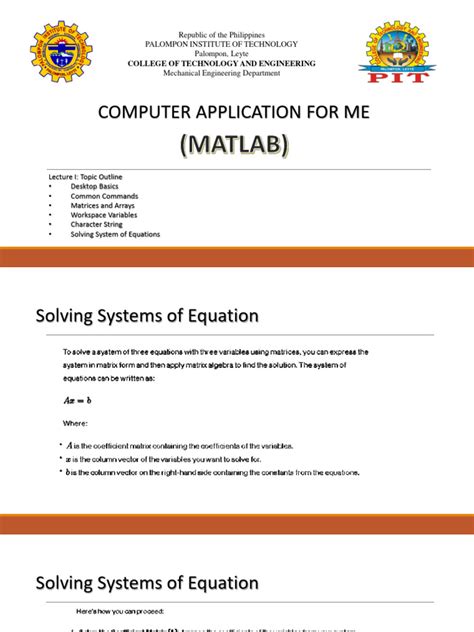 Matlab 1 Pdf Equations Matlab Matlab 1 Pdf Equations Matlab