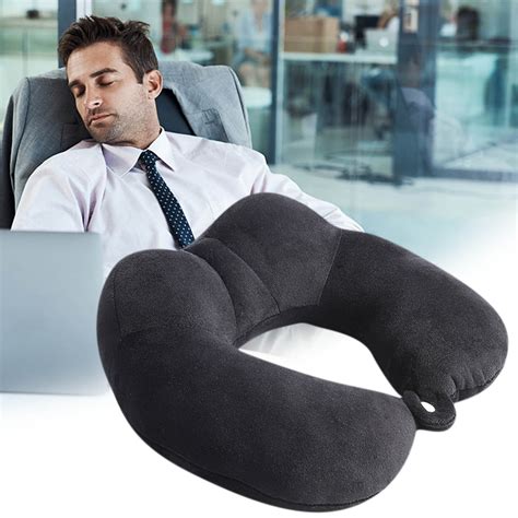 U Shaped Travel Neck Pillow With Hump Support Lightweight