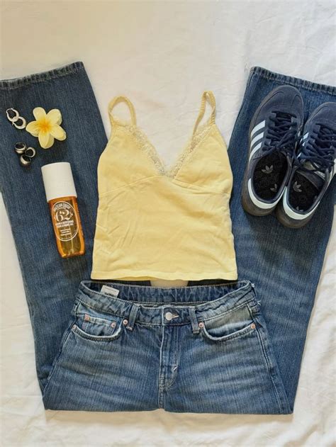 Dinaisabelle On Ltk Clothing Inspo Aesthetic Summer Yellow Tops