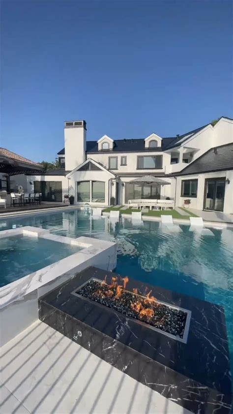 Sprawling Wrap Around Pool Design Video In Dream Backyard Pool Pool Landscaping