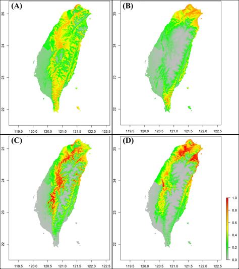 The Species Distribution Model Sdm Of Symbrenthia Formosanus And S