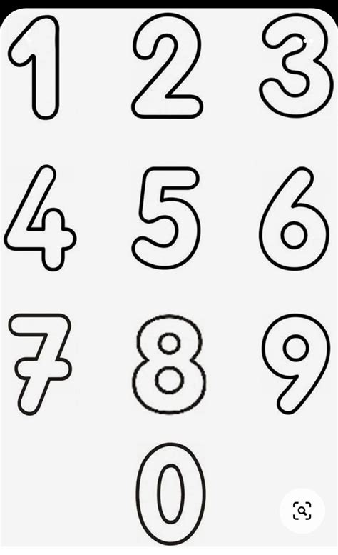 Moldes De Numeros Del 1 Al 10 Para Imprimir 778 Artofit