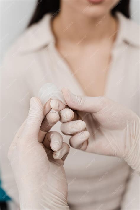 Premium Photo Nasal Splints Are Installed In The Nose During