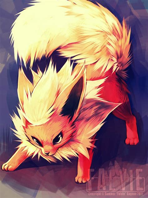 Flareon By Falvie On Deviantart Pokemon Flareon Pokemon Pokemon