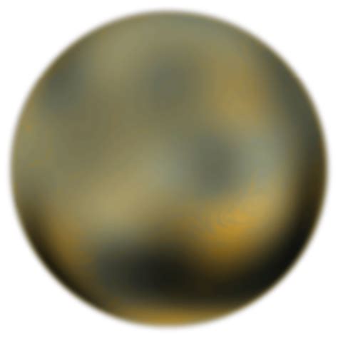 Pluto 270 Degree Face From Hubble Telescope Free Svg